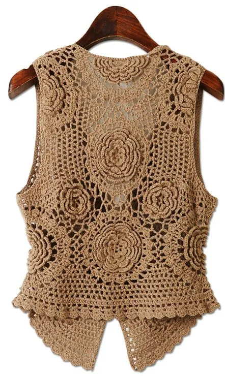 Chaleco de crochet imagui con patron - Imagui