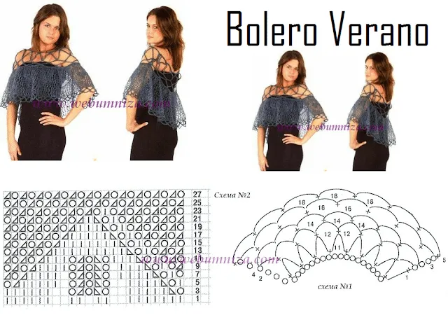Patrones para tejer capas a crochet - Imagui
