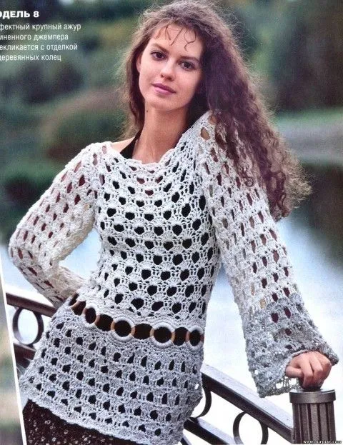 Patron sueter crochet - Imagui