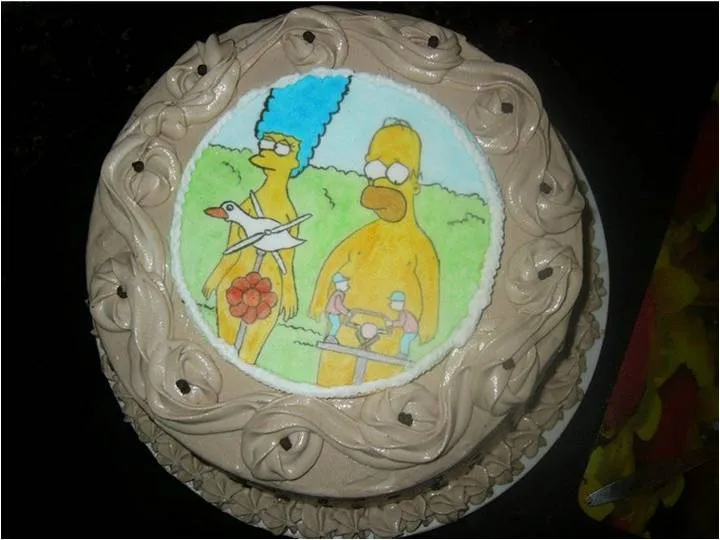 Fotos de tortas de los Simpson - Imagui