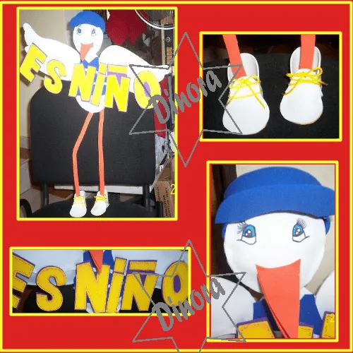 Cómo hacer una piñata de cigüeña - 5 fotos e imágenes gratis - Imagui
