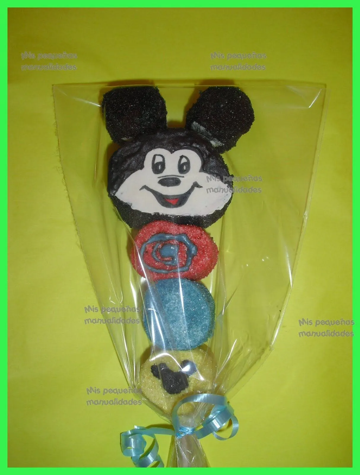 Como hacer paletas de bombon de Mickey Mouse - Imagui