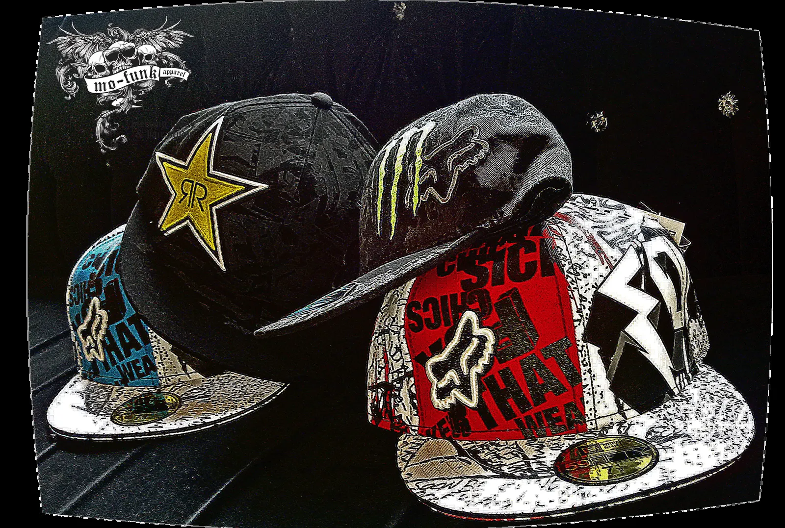 Gorras monster fox - Imagui