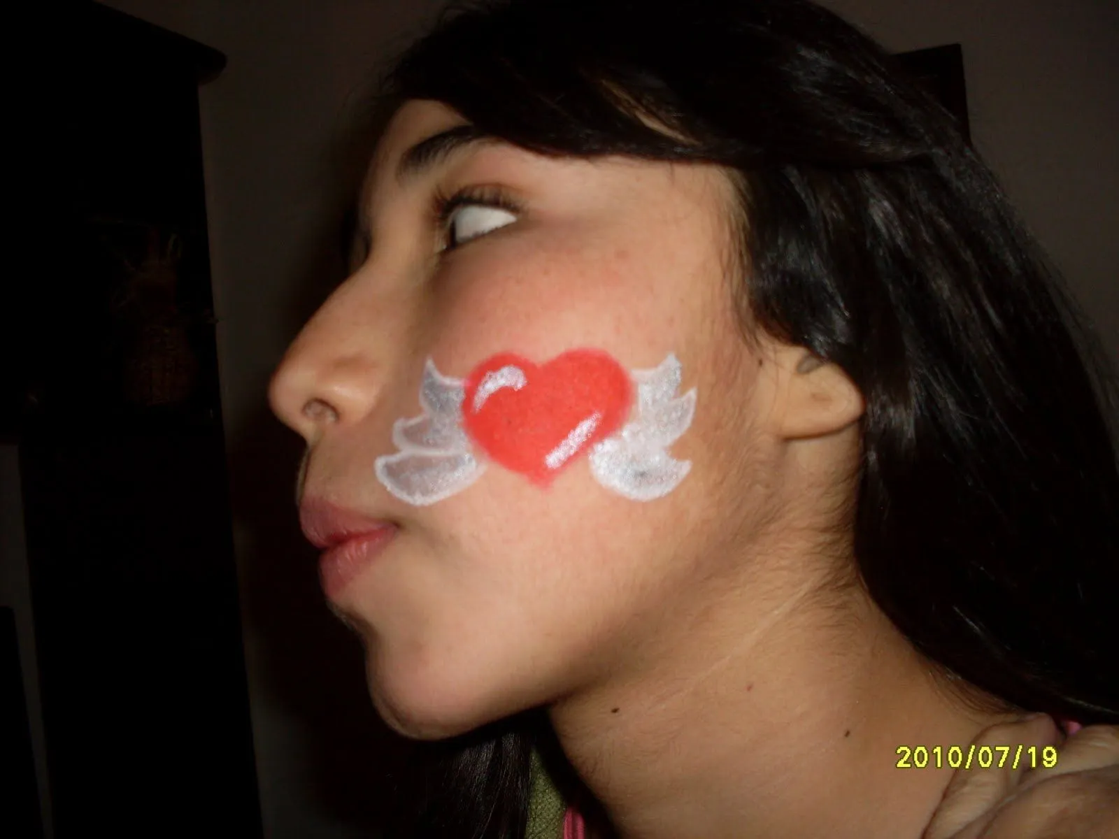 Caritas pintadas de corazones - Imagui