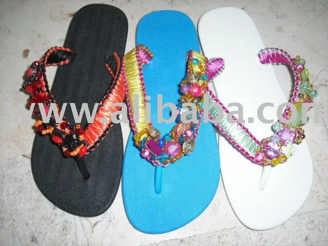 Chanclas decoradas con cola de rata - Imagui