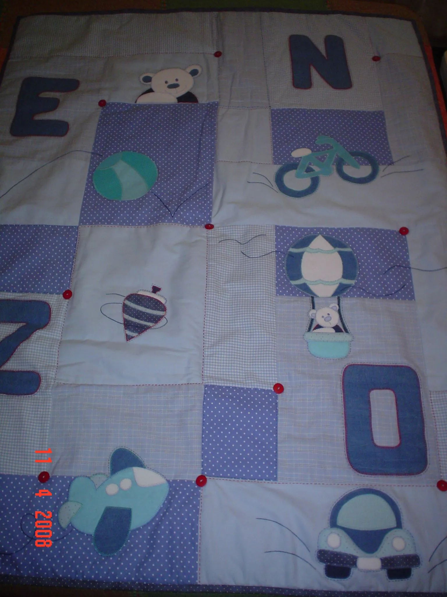 Mantas para bebé patchwork - Imagui