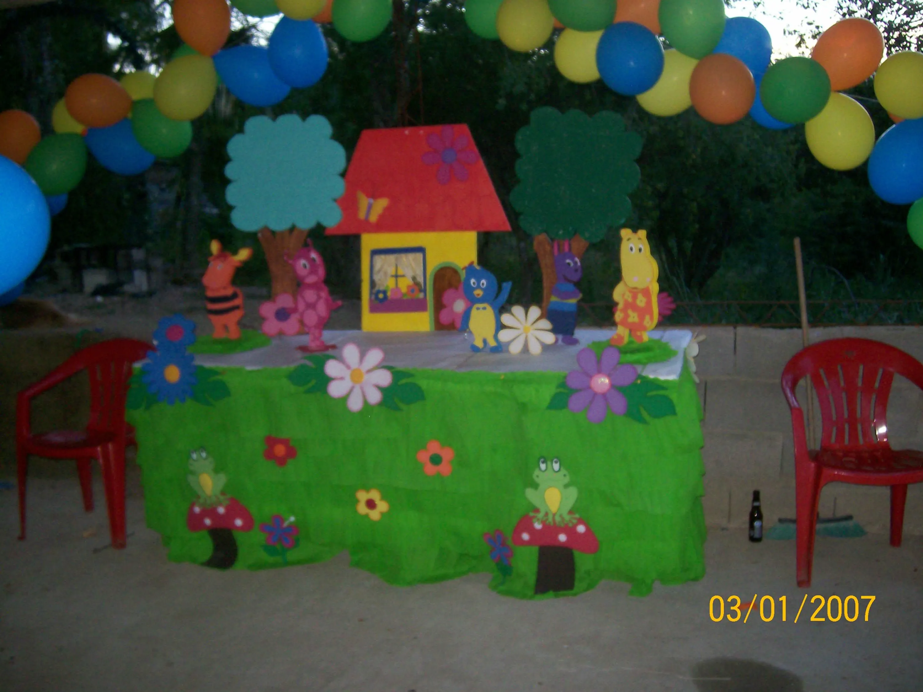 Decoración de fiestas infantiles backyardigans - Imagui