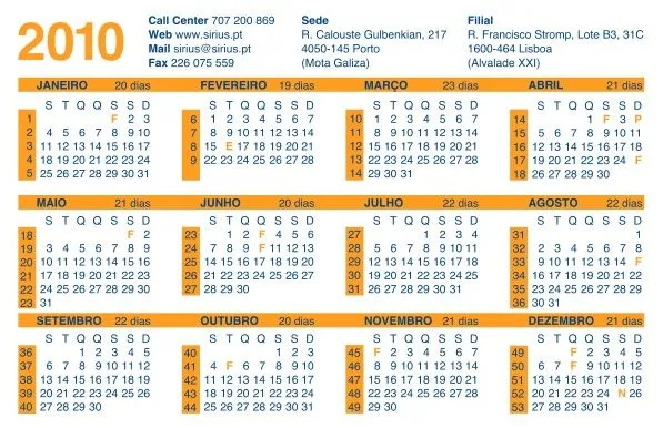 Calendario 2010 con semanas - Imagui