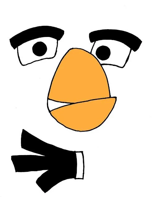 Caras de Angry Birds para imprimir - Imagui