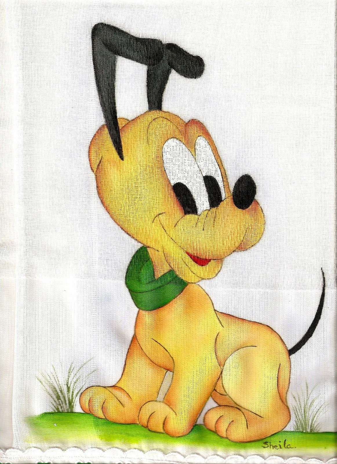Pluto baby para colorear - Imagui