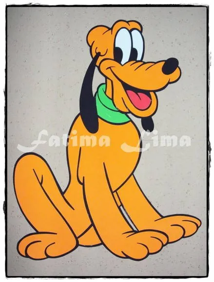 Molde do Pluto em eva - Imagui