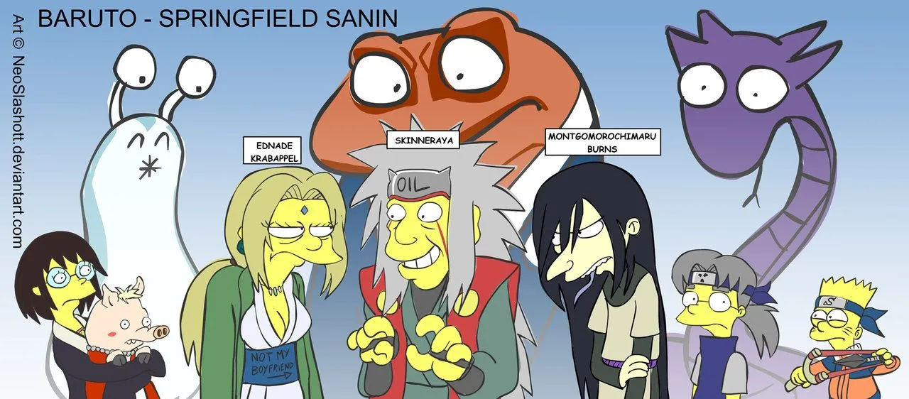 Akatsuki los simpsons - Imagui