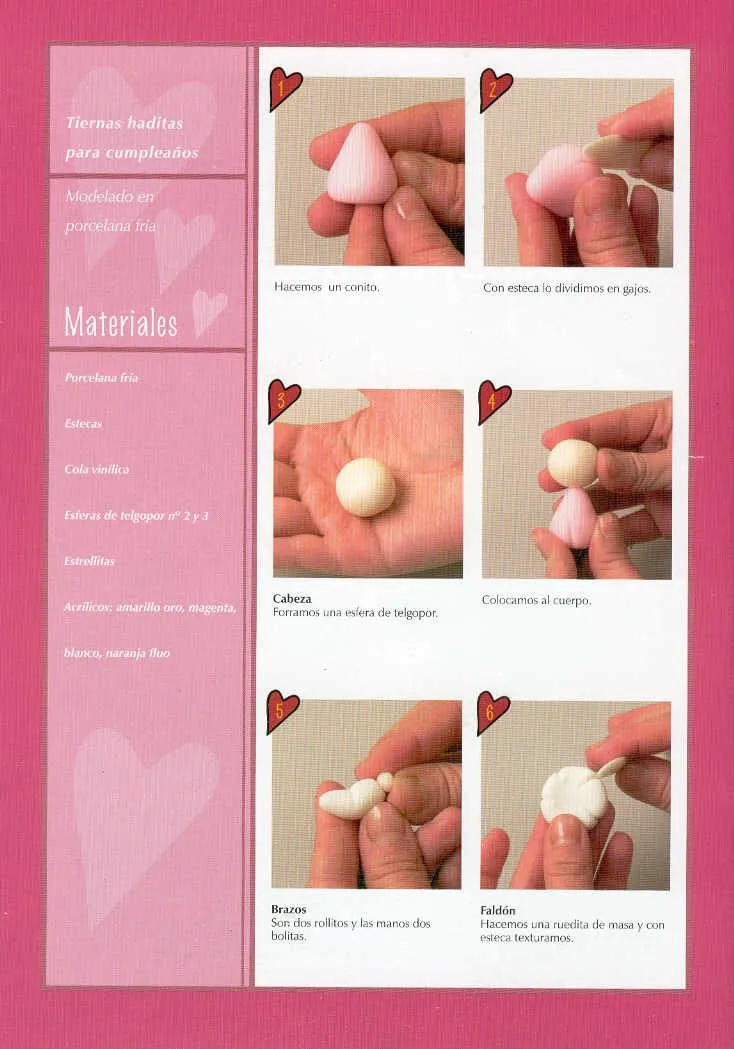 Paso a paso en porcelana fria - Imagui