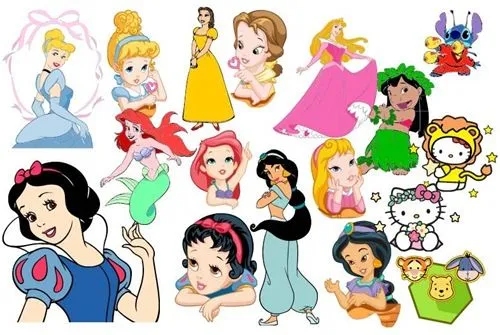Princesas baby vector - Imagui