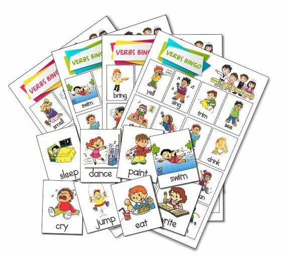 Loteria en inglés para imprimir gratis - Imagui