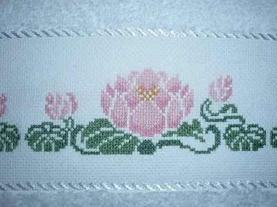 Punto de cruz para toallas - Imagui