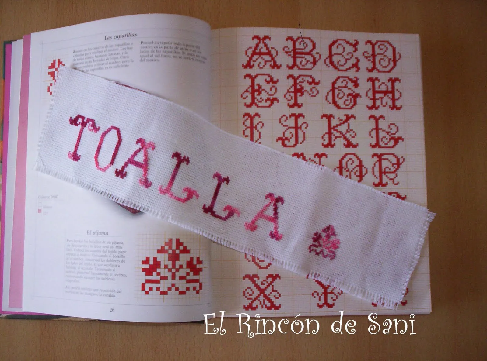 Toallas para bordar en punto de cruz - Imagui