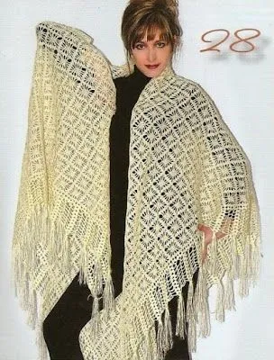 Chales a crochet - Imagui