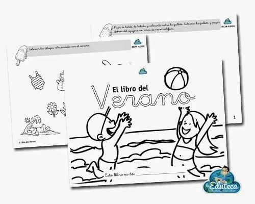 Fichas del verano para infantil - Imagui