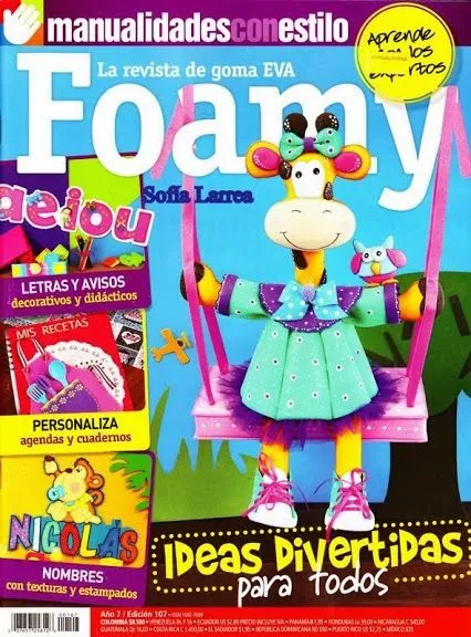 Foamy 3D jirafa - Imagui