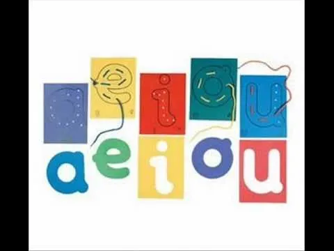 Letras con imagenes de las vocales - Imagui