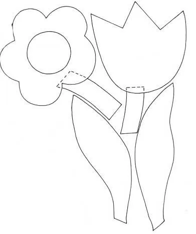 Moldes de flores para patchwork - Imagui