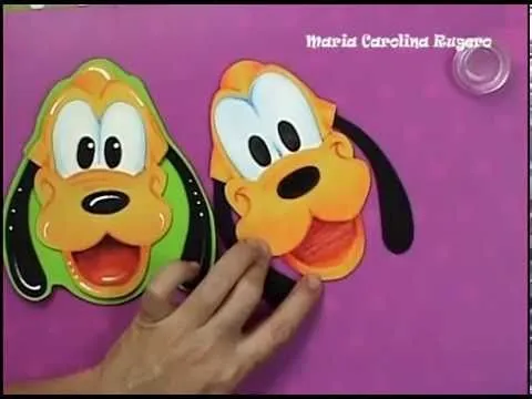 Moldes de Pluto en foami - Imagui