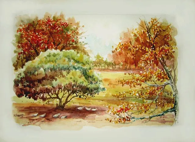 Pinturas en acuarelas - Imagui