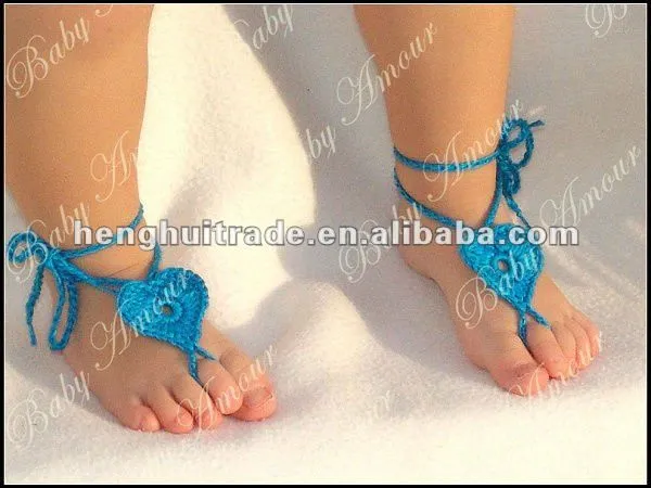 Sandalias pies descalzos para bebé paso a paso - Imagui