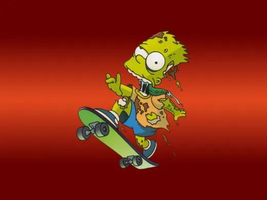 Bart simpson bebé para colorear - Imagui