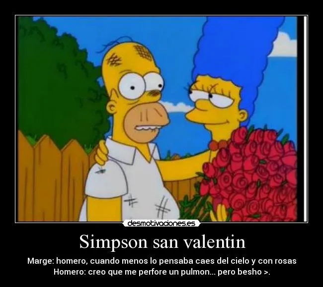 Los Simpson San Valentín - Imagui