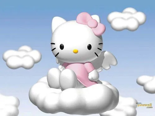 Kitty on a cloud - Imagui