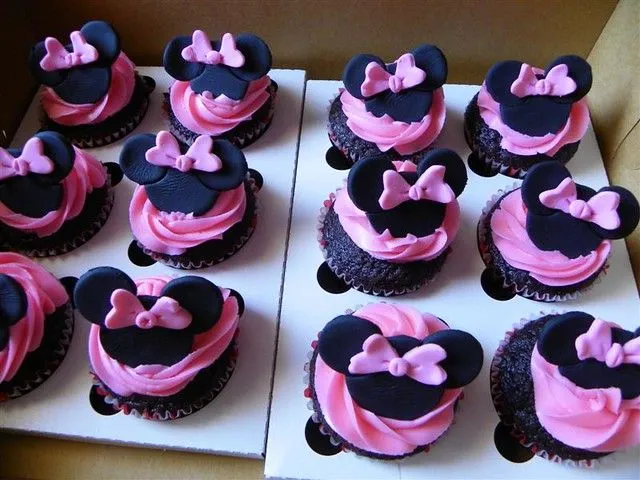 Minnie Mouse muffins - Imagui