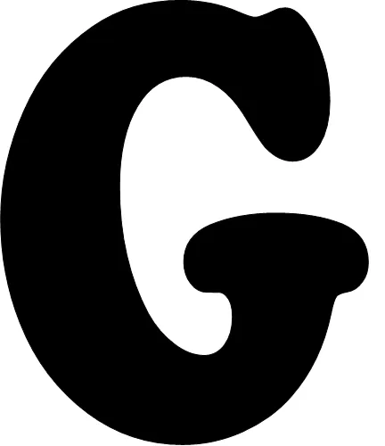 Molde da letra G - 5 fotos e imágenes gratis - Imagui