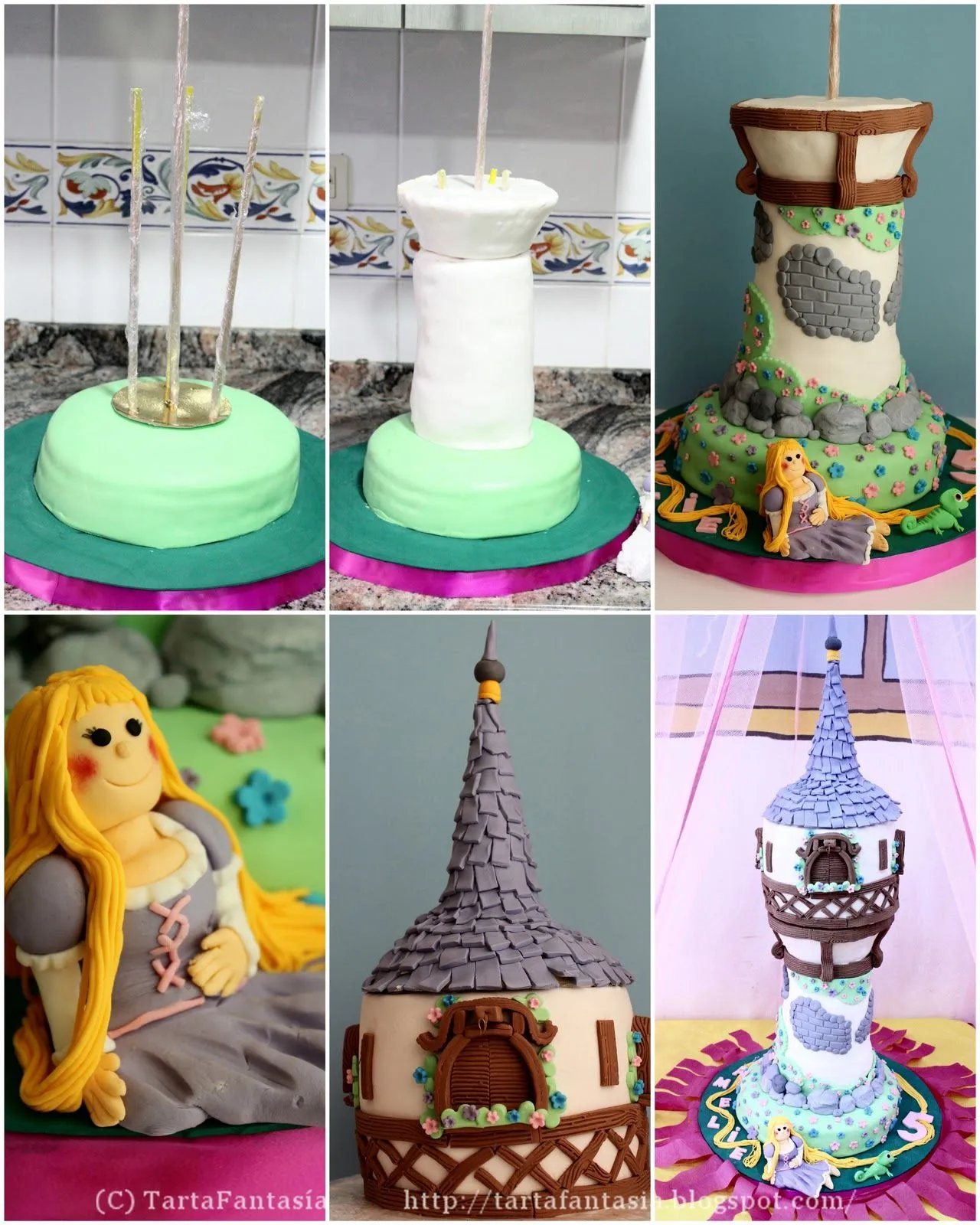 Como hacer la torre de rapunzel - Imagui