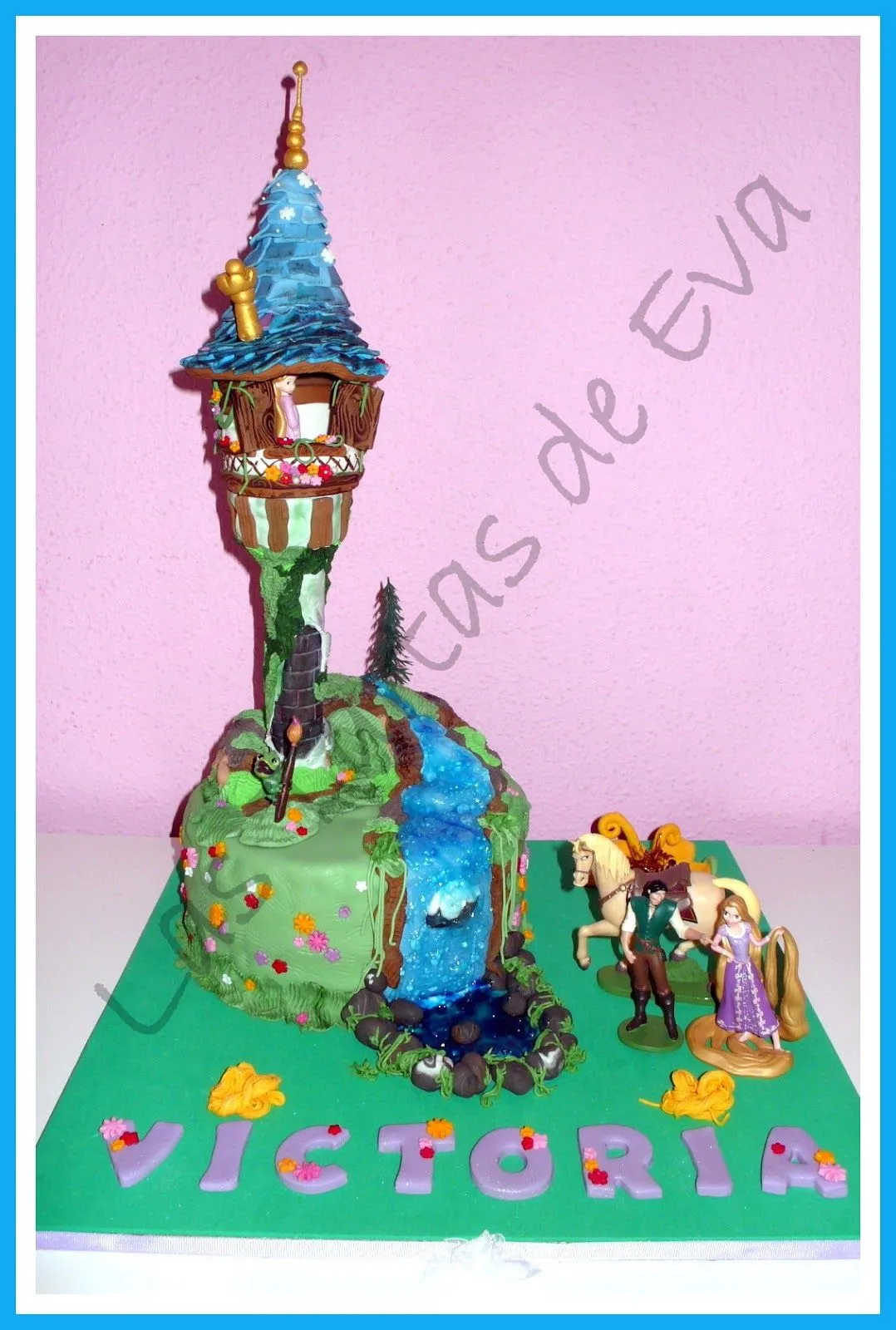 Torta de la torre de rapunzel - Imagui