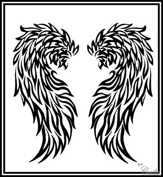 Alas de dragon tribal - Imagui