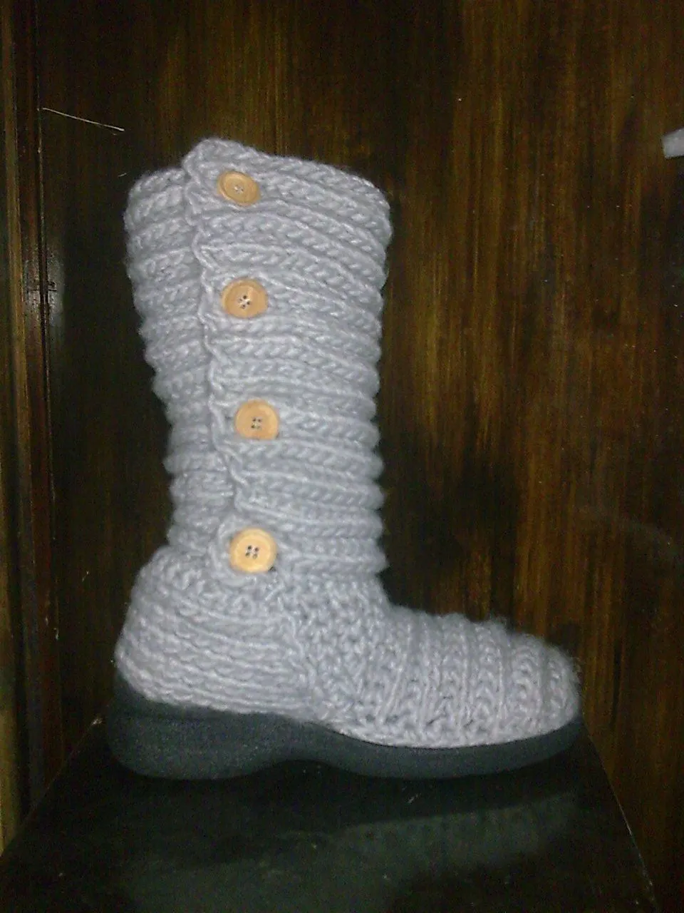 Como hacer botas tejidas al crochet - Imagui