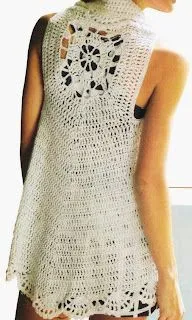 Chaleco crochet circular - Imagui