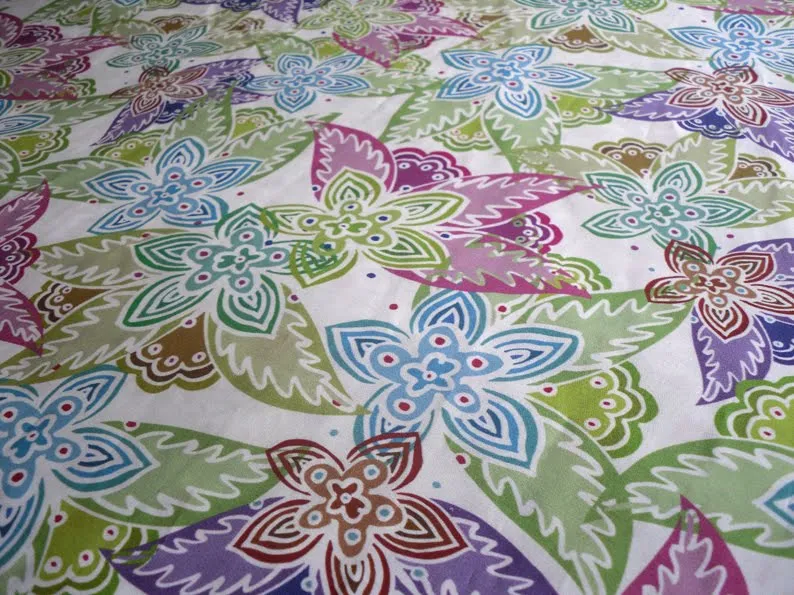 Telas estampadas de flores - Imagui