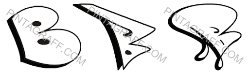 Como hacer la letra bomba - Imagui