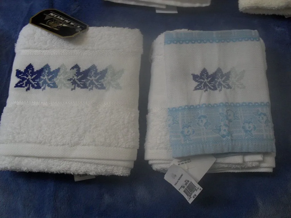 Toallas en punto de cruz - Imagui