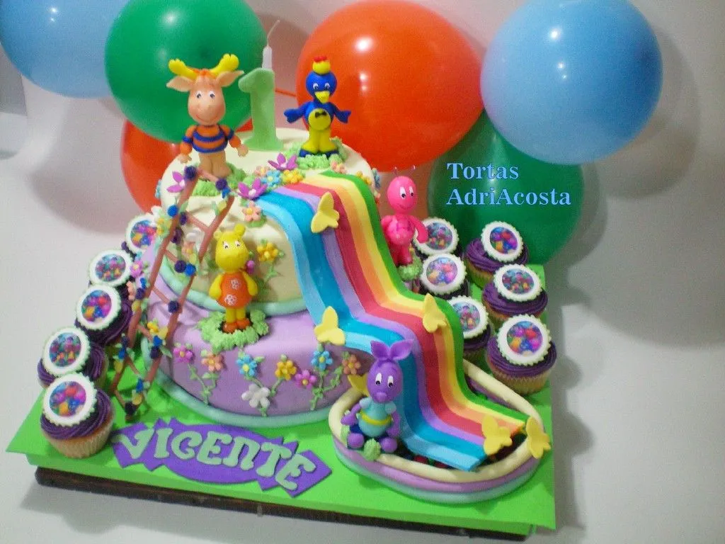 Decoración de tortas de los Backyardigans - Imagui