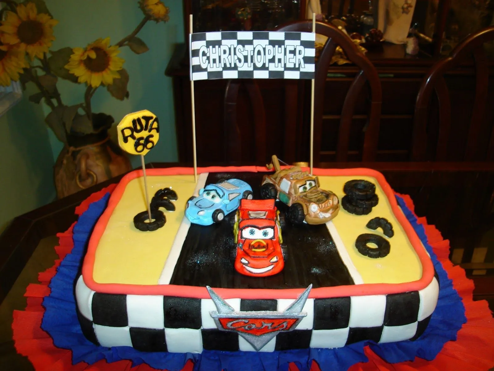 Torta de cumpleaños de cars - Imagui