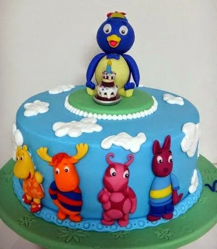 Tortas para fiestas infantiles Backyardigans - Imagui