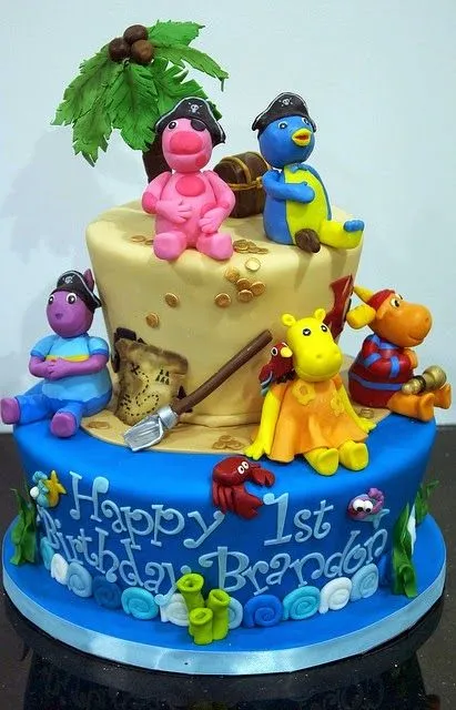 Tortas para fiestas infantiles Backyardigans - Imagui