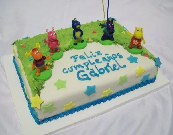 Tortas con diseño d backyaRDIGANS - Imagui