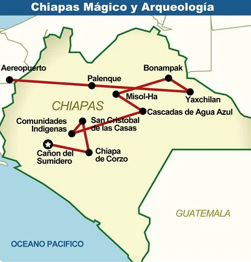 Mapa chiapas - Imagui