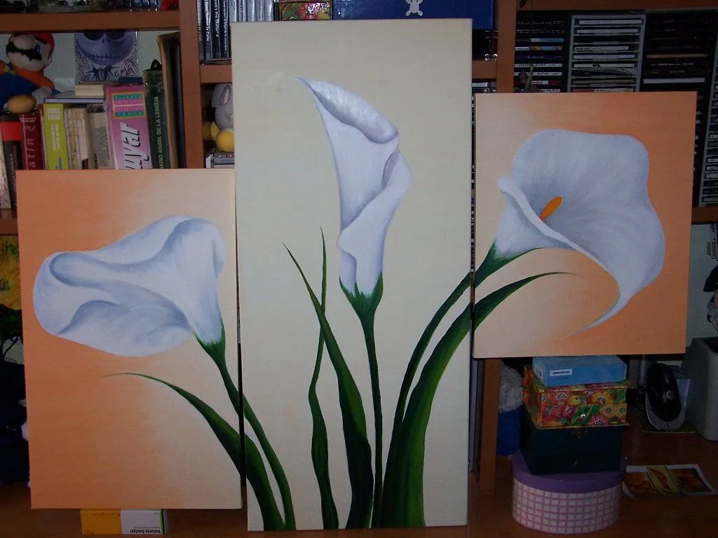 Como pintar flores de calas - 10 fotos e imágenes gratis - Imagui