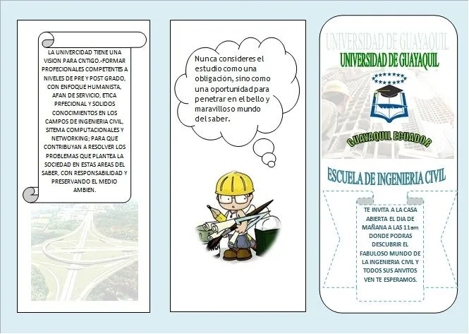 MODELOS DEUN TRIPTICO - Imagui